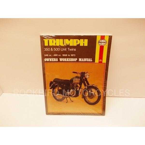 TRIUMPH T100/A/T/C/R/SS T90 3TA 5TA 他ユニットツイン350cc ~ 500cc / 1958~1973年式 マニュアル