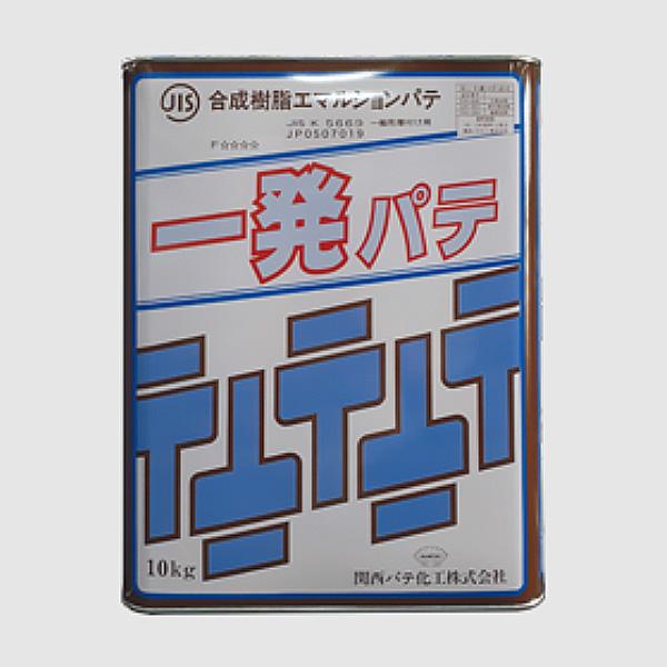 カラー： ホワイト内外部兼用　エマルション系 一発仕上用 超厚づけパテヤセ・ワレを解消した、ヤセにくい画期的な一発仕上げ用パテ（エマルション系）です。この一発パテの開発により、ジョイント部における塗り重ねを省き大巾な合理化が出来ます。＜特長...