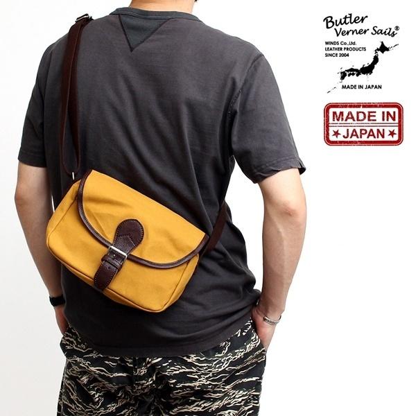 バトラーバーナーセイルズ[Butler Verner Sails]「10号パラフィンキャンバスフラップショルダーバッグ」(全4色)(52-ja1478)≪サイズ≫縦（高さ）：17.0cm横（幅）：24.0cmマチ（奥行き）：10.0cm※表...