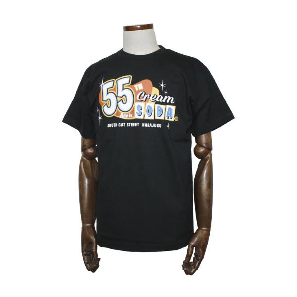 CS55周年Tシャツ第２弾。今回は他色刷りでフィフティーズ調のポップなデザインがイチオシ。素材 : 綿100%　6.2オンスSサイズ:着丈65cm身幅47,5cm肩幅43cm袖丈18,5cmMサイズ:着丈68cm身幅50cm肩幅45,5cm...