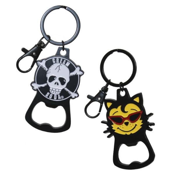 ボトルオープナータイプのキーホルダーです。ドクロ、ティミーの２柄。素材 : キャストH約122.5cm（本体のみ約6.5cm）W約3.8cm※本体は塗装になりますので他の硬い物などとの接触により?がれる場合があります。 掲載の写真によっては...