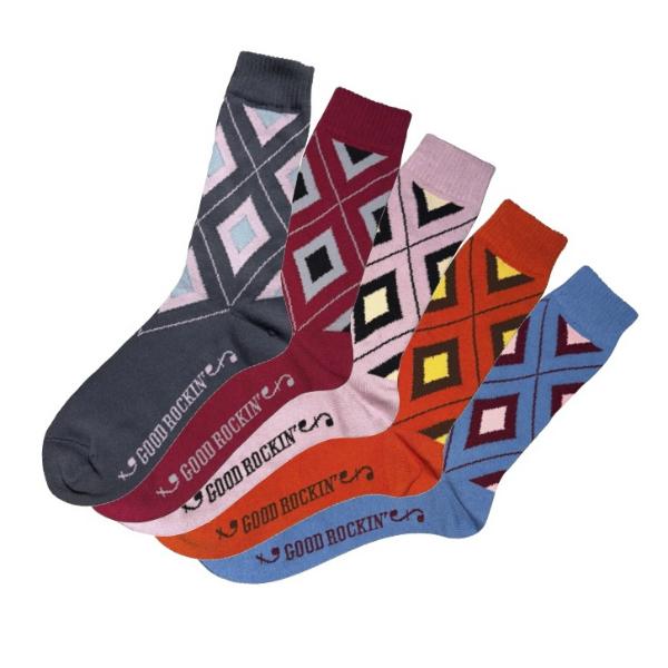 1950年代ファッションのコーディネートのアクセントにお勧め人気のロングセラーアイテム「ヴィンテージスタイルダイヤパターン」です。スミクロ、バーガンディ、ベビーピンク、テラコッタ、ブルーの全5色展開です。サイズはメンズフリーサイズ（25〜2...