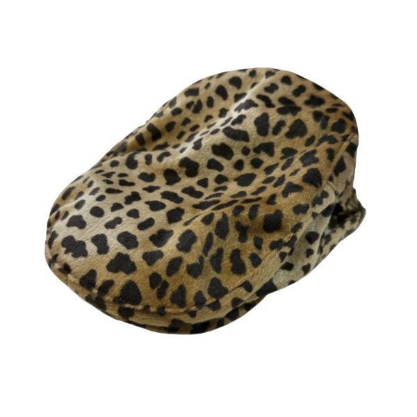 ロカビリーファンの定番アイテムでもあるハンチングをレオパードファー生地(ライトオンス)で制作。ロカビリースタイルのみならずロッキンコーディネイトにもお勧めのハンチングです。後頭部はゴム仕様になっていますので、頭囲サイズ約58cmから約61c...