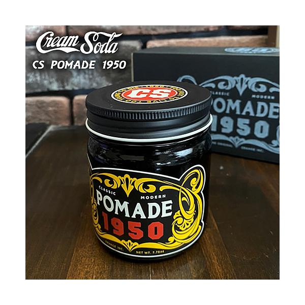 ★国産水性ポマードの最高峰とも言えるクールグリース・スペリオーレブランドより、懐かしいクリームソーダの油性ポマードの香りを、水性で再現した「CS POMADE 1950」の登場！★甘さの残るスパイシーな香りは、当時のクリームソーダファンには...