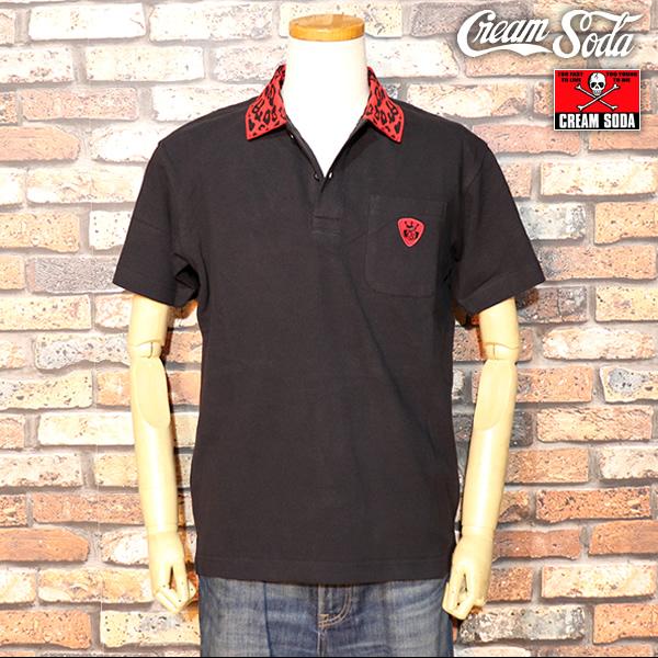 ★ヒョウ柄のリブ衿がクリームソーダらしいアクセントになった鹿の子ポロシャツです。★胸にはCS王冠エンブレムのワンポイント刺繍。★やり過ぎない大人のロックスタイルに丁度いい味付けのポロシャツです。本体:コットン100％ (鹿の子)衿:コットン...