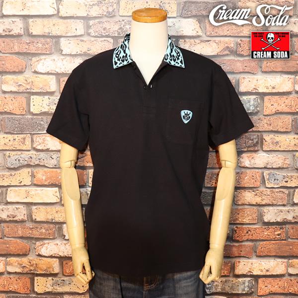 ★ヒョウ柄のリブ衿がクリームソーダらしいアクセントになった鹿の子ポロシャツです。★胸にはCS王冠エンブレムのワンポイント刺繍。★やり過ぎない大人のロックスタイルに丁度いい味付けのポロシャツです。本体:コットン100％ (鹿の子)衿:コットン...