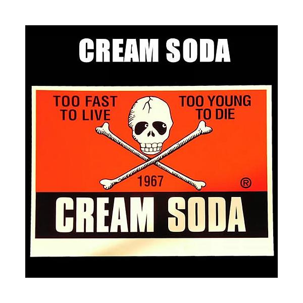 ★サイズ縦約19.5cm 横約27cmの大判角ドクロステッカー！