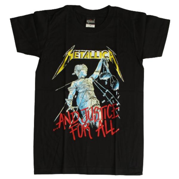 ロックTシャツ バンドTシャツ ロックTシャツ Metallica メタリカ "And Justice for All"■商品（バンド）説明メタリカ (Metallica) は、アメリカ合衆国出身のヘヴィメタル・バンド。1981年に同国西海...