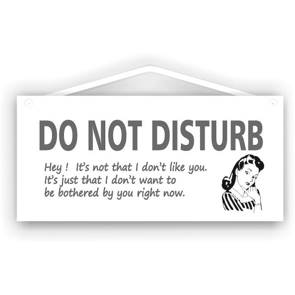 在宅ワーク中、集中したい時間、誰にも邪魔されたくない瞬間に。ユーモアとレトロ感で“やんわり意思表示”できるドア用メッセージプレートです。【言いづらいことを、スマートに伝える】「話しかけないで」「今は集中したい」そんな本音を、英語とレトロデザ...