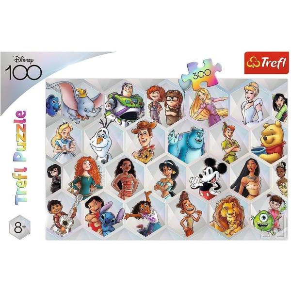 ディズニー ジグソーパズル 300ピース（キャラクター集合デザイン）です。300ピースは難しすぎず程よい達成感があり、休日のリラックスや家族時間、集中したい時の気分転換にぴったり。完成後は飾ってインテリアとしても楽しめます。「ディズニー」「...