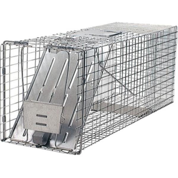 ■商品の特徴・特定外来生物・アライグマの捕集用に適しています。捕集体によって壊されにくい強度があります。・軽くて持ち運びがし易く、組立式でなく完成形なので設置も容易です。・落とし戸式でなく、バネで扉(戸)が作動するタイプなので、作業者や悪戯...