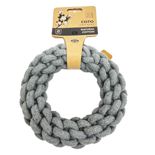 ■商品の特徴・噛むことでストレス緩和・運動不足解消に役立ちます。・噛むことで歯磨き効果も期待出来るロープトイ。・環境に優しい天然コットン素材・リング型コットンロープトイでくわえやすく、噛んだり振り回したりして楽しく遊ぶことができます。■原産...