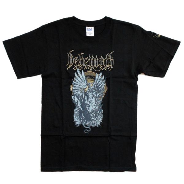 ポーランド出身のブラッケンド・デスメタルバンド。 同国の「ヴェイダー」「ヘイト」らと並び、エクストリーム・メタルシーンの確立に貢献したバンドの一つBEHEMOTH ベヒーモスアーティスト公認の正規品 Sサイズ　身幅約45cm 着丈約67cm...