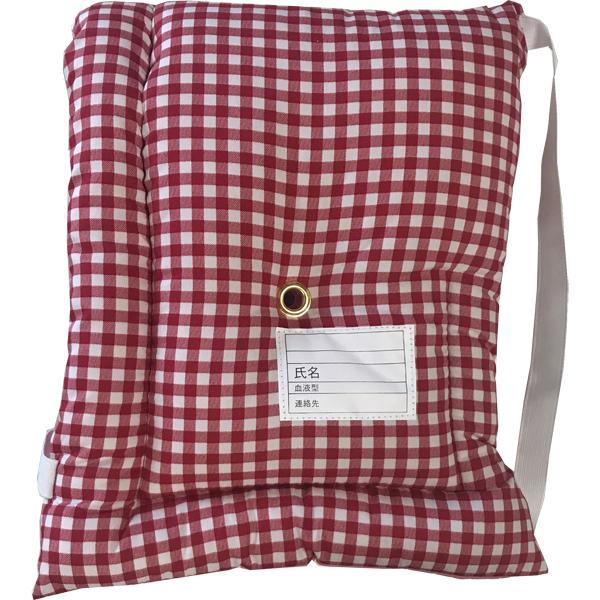 普段はクッション座布団、通園のヘルメット代わりに、地震の時は防災頭巾として、防災クッションです。平ゴム付きで椅子に固定できます。耳穴つき。※特注品につき品質表示がありませんが日本製の品です。※内側生地の色は変更になる場合があります。あらかじ...