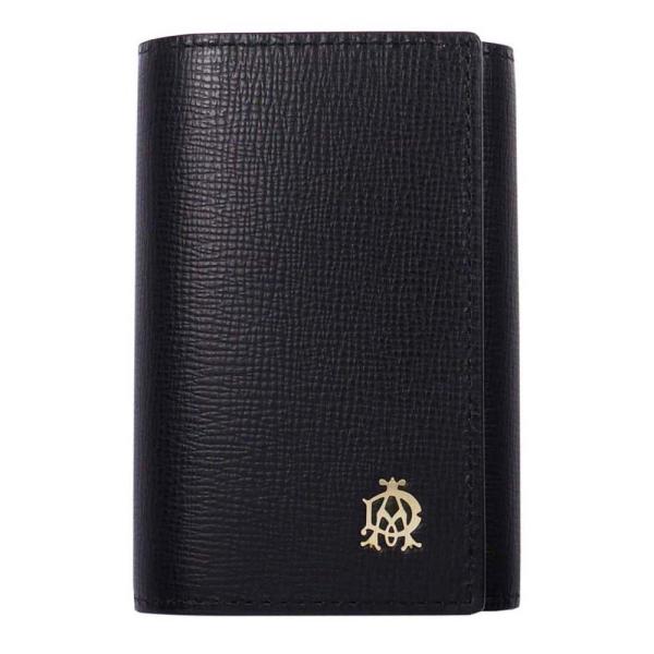 ●カラー：ブラック ゴールド●サイズ 約H7cm×約W10cm×約3.5cm●素材：カーフ 型押し●詳細：6連キーリング、 ポケット×2、キーHL（ボタン式取り外し可）×1●付属品：ダンヒル純正ボックス ギャランティーカード●商品状態：新品...