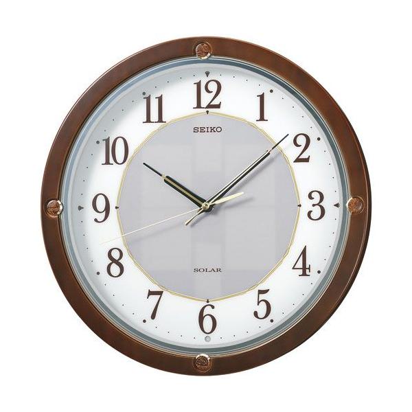 ●メーカー：SEIKO CLOCK セイコークロック ●種類：ソーラー電波掛時計●型番：SF232B●商品状態：新品●コメント：人気の電波ソーラー掛時計に、さりげないインテリア感覚で使用できる木枠タイプ登場。場所を選ばない手頃なサイズも使い...