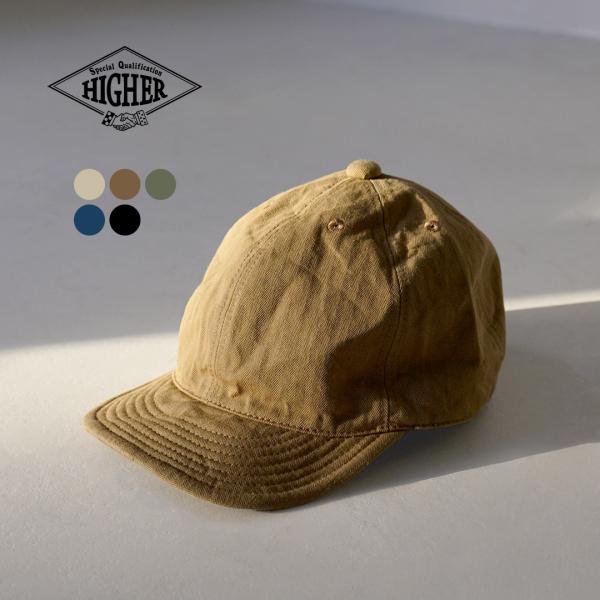 ■“被りやすさ”と“雰囲気”を両立した定番キャップロココで長く支持され続けている、HIGHERのヴィンテージ ヘリンボーン キャップ。ヴィンテージのヘリンボン生地を再現した硫化染め素材を使用し、程よく力の抜けた表情が魅力のベーシックキャップ...