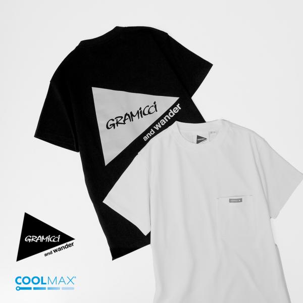 and wander × Gramicci BACKPRINT TEEアンドワンダーとグラミチのコラボレーションによって生まれた「バックプリント TEE」。背中に大胆にプリントされたジョイントロゴが、シンプルなTシャツにインパクトを与えます...