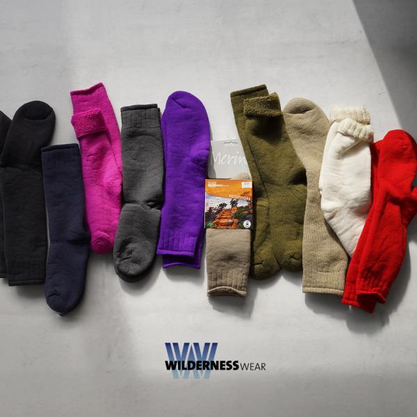 ■厚手メリノウールのハイパフォーマンスソックス1989年創業のオーストラリア老舗アウトドアブランドWILDERNESS WEARが自信を持っておくる、厚手メリノウールソックス。暖かさ・クッション性・ズレ防止を極めた本格スペックで、ハイキング...