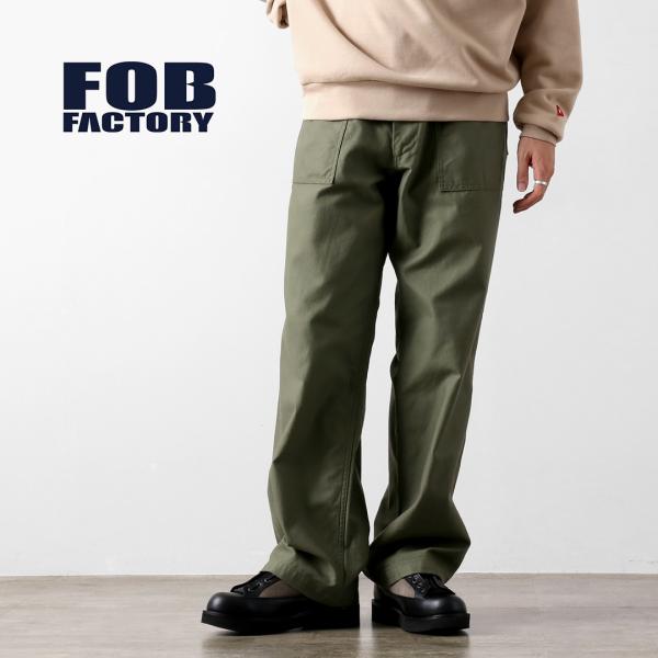 ■細すぎNG！時代を味方にした“ワイドベイカー”FOB FACTORYの定番ベイカーパンツ「F0431」をベースに、1940年代のワークパンツらしいゆったりとしたルーズシルエットを忠実に再現した「ベイカーパンツ タイプ2」。お馴染みのタフな...