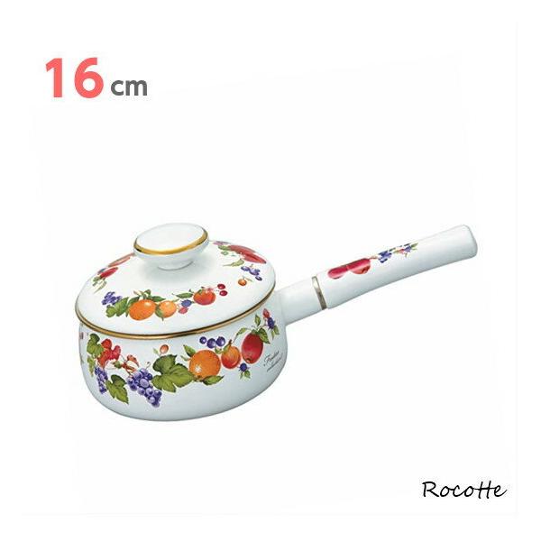 ◆富士ホーロー 片手鍋 16cm フルータス◆●サイズ幅32.0×奥行16.5×高さ13.0cm●容量　　1.5Ｌ （満水容量　※7分目以下でご使用ください。)●重量１１００ｇ●材質本体　 :　ホーロー用鋼板(ホーロー加工) 持ち手・蓋つま...