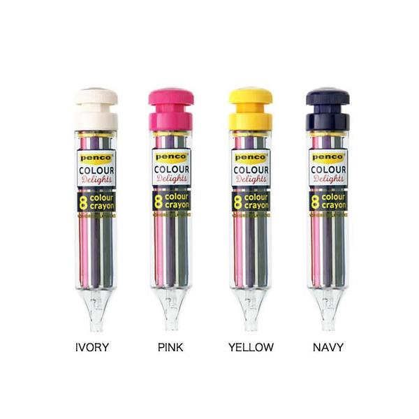 クレヨン８色が１本に収まったユニークなアイテム。これとスケッチブックさえあればいつでもどこでもお絵描きが楽しめます。描き味もなかなかよく、ヨーロッパ基準CE(EC-71)をクリアしているので、お子さまでも安心してご使用いただけます。サイズ：...