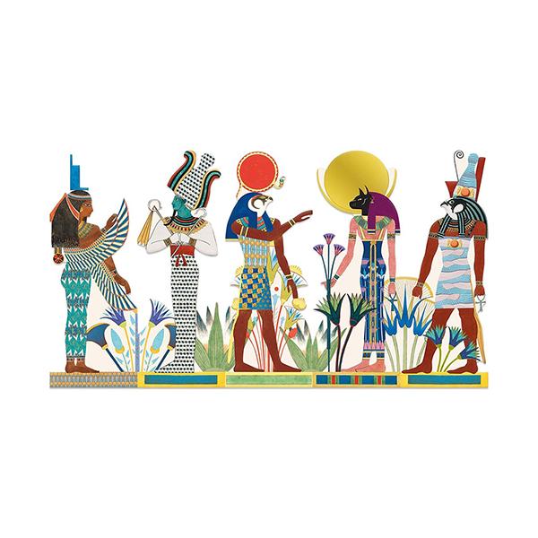 フランスのブランド MON PETIT ART が手がけた、古代エジプト神話の神々をモチーフにしたブックマーク（しおり）5枚セット。本作は、オシリス、ホルス、ラーをはじめとする5体の神々をデザインに取り入れたアートブックマークです。象徴的な...