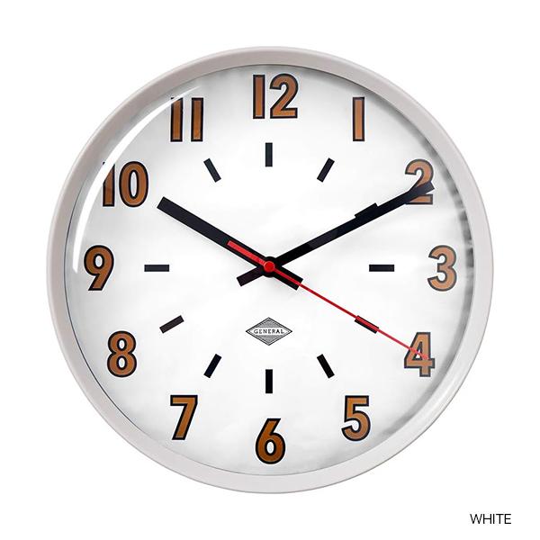 思わず視界に入ってしまう大胆なフォントの文字盤と、奥行きをしっかりと出した重厚感のあるスチールフレームに、丸みのあるドーム型ガラスを組み合わせたウォールクロック。 WH / BK フレームは取り入れる空間の様々な壁材に馴染み、 CHROME...
