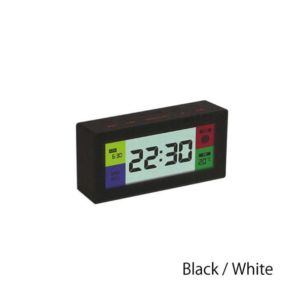 クラシックながら視認性の高いデザインのアラームクロック。 スクエアでシンプルなフォルムとビビッドなディスプレイパネルの組み合わせは、1970&amp;#12316;80年代のヴィンテージクロックを彷彿とさせ、スペーシーな雰囲気は現代に新鮮さ...