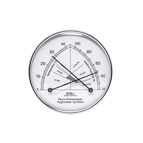 ドイツ・Fischer-barometer社によるコンフォートメーター。温度と湿度の針がクロスしている箇所を見ることで部屋の快適さを知ることができます。ドイツらしいミニマルなデザインは主張しすぎず、玄関やリビングのインテリアとしても馴染みや...