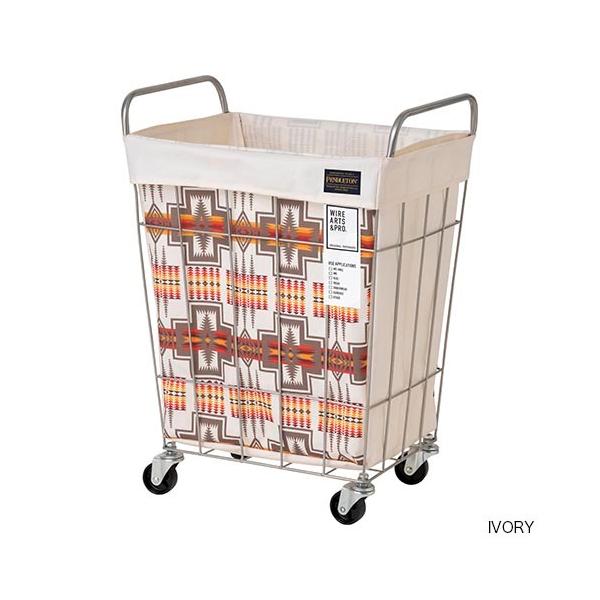 ワイヤーとファブリックを合わせたランドリーストレージシリーズ。アメリカのアウトドア・カントリーライフ向けのアイテムを展開する「ペンドルン」のデザインを落とし込みました。カバーはラミネート加工を施しておりますが、手洗いが可能。生地に汚れが付着...