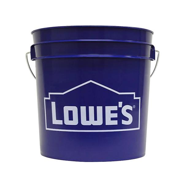 アメリカの巨大ホームセンターLowe'sのオリジナルバケツ。掃除、ガーデニング、洗車、DIY、ゴミ箱、工事用など幅広く利用いただけます。サイズ：約24ｘ27.5ｘH23.5cm容量：2ガロン(7L)素材：プラスチック生産国：アメリカご注意：...