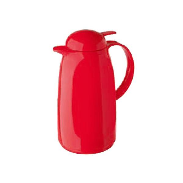 後ろのレバーを押しながら注ぎます。ユニバーサルデザインの魔法瓶。【サイズ】φ136 x 270 mm  / 容量：1000cc/【素材】PP / ソーダ石灰ガラス/【原産国】ドイツ/※ごくまれに、ポットから注いだ水の表面にキラキラと光るもの...