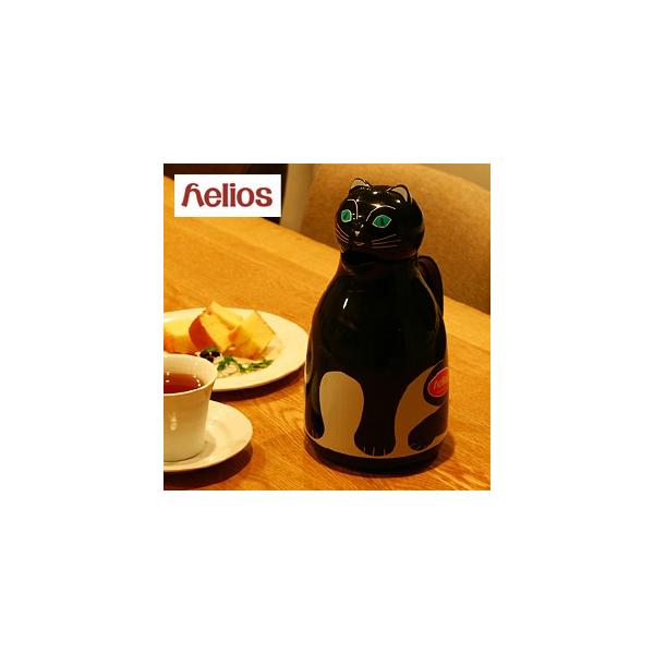 ドイツ生まれのかわいいネコの魔法瓶!ガラス製の魔法瓶は、においが付きにくいのも特徴です!ギフトやインテリアに、もってこいの魔法瓶です！【サイズ】直径135 x 265 mm / 容量：1000cc【素材】PP / ソーダ石灰ガラス【原産国】ドイツ