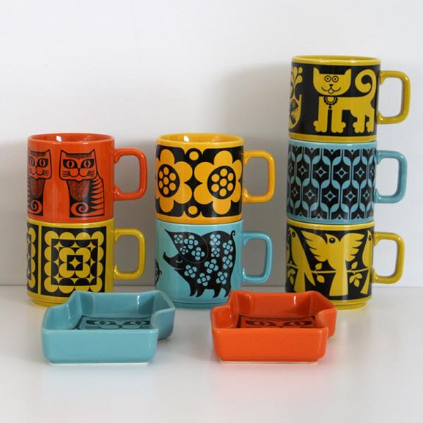 ニュージーランド発のインテリアブランド"MAGPIE"が、イギリスヴィンテージとして愛好家の多い"Hornsea"のアーカイブから復刻した、1960~70年代のレトロな図柄を採用したストーンウェアシリーズ。Hornseaの特徴的な柄である幾...