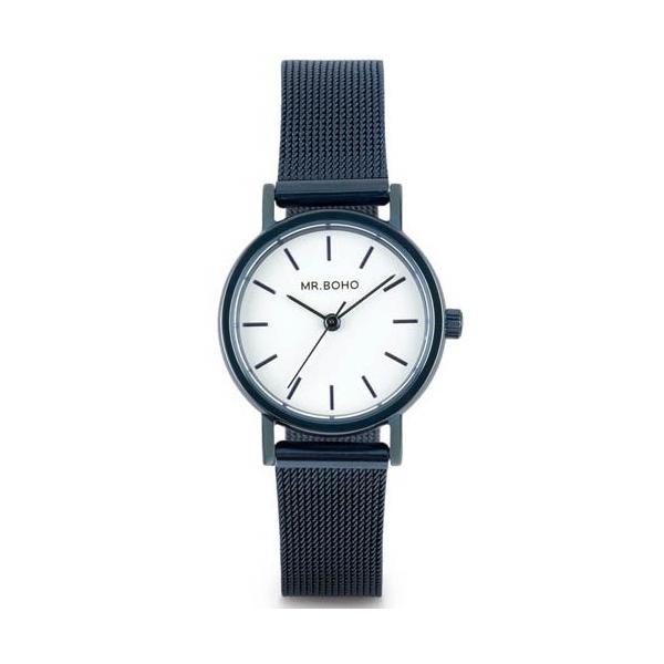 ミラノ製のステンレスストラップを採用した高級感あふれるMINI　METALLIC　STRAP　STAINLESS　STEEL。Mr.BOHOが仕上げに徹底的にこだわったステンレスケースはサイドが非常に美しい放物線を描いており、上質な仕上がり...