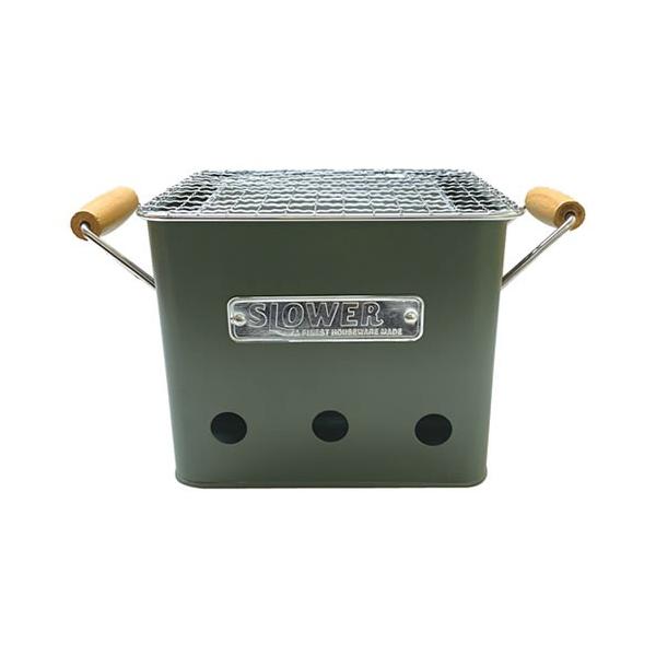 お気軽にBBQが楽しめるコンパクトサイズが魅力です。ベランダBBQにピッタリです。お肉、シーフードなど食材に合わせて2台使い分けもいいですね。サイズ：180×150×155ｍｍ（ハンドル含むW285mm）重量：657g素材：ガルバナイズドス...