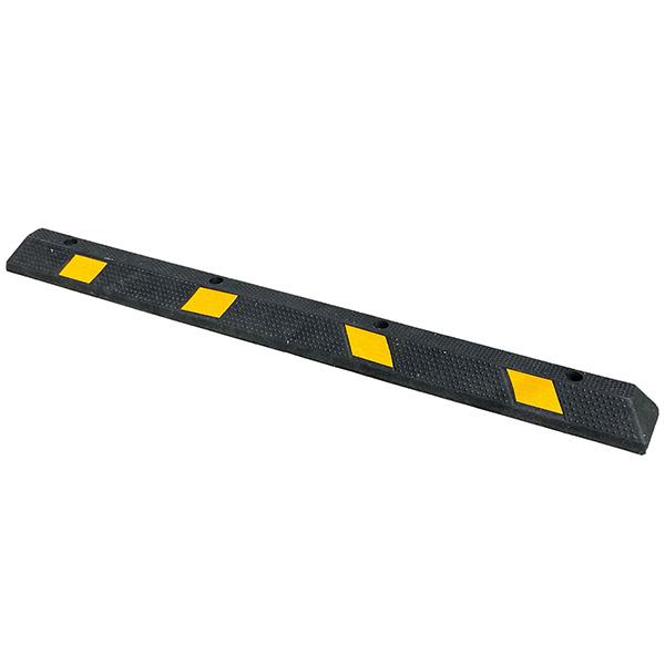 6ft（約183cm）のロングサイズなパーキングストップ（車輪止め）。リフレクターで視認性も良好に。サイズ：183×16×H11cm  素材：リサイクルラバー※輸入品につき、輸送時のキズや汚れなどある場合がございます。※画面上でご覧いただい...