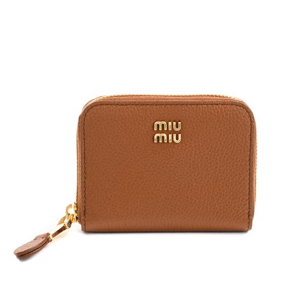取扱い店舗：ロデオドライブ新宿歌舞伎町店/TEL:03-6825-1740管理番号：6217342商品ランク：中古A品ブランド名：ミュウミュウMIU MIU商品名：コインケース型番：5MM268商品区分：コインケースカラー:コニャック素材：...