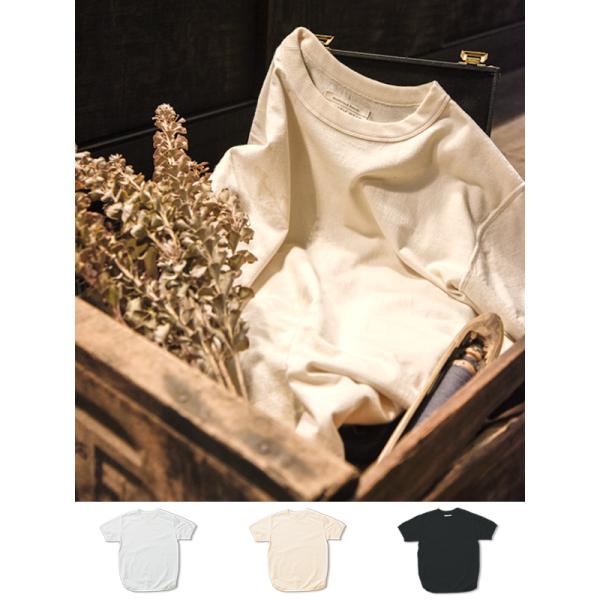 FULLCOUNT Flatseam Heavyweight T Shirtフルカウント フラットシーム ヘビーウエイト Tシャツヘビーウェイトなのに、それを感じさせないストレスフリーな着心地は、糸に空気を含ませる特別な紡績によって生まれ、...