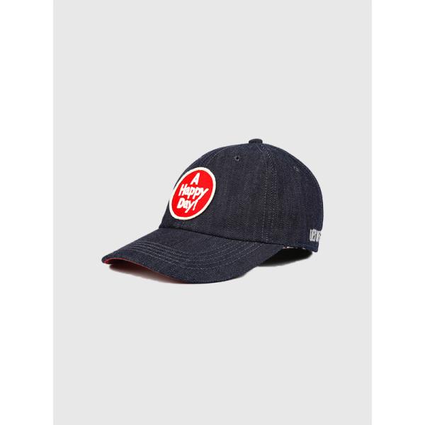 UES DENIM A HAPPY DAY CAPウエス デニム ハッピーデイ キャップ【UES(ウエス)】UESというネーミングは、屑(くず)・ごみといった廃品、waste[weist]から来ています。昔から日本でも鉄工場や整備工場などで...