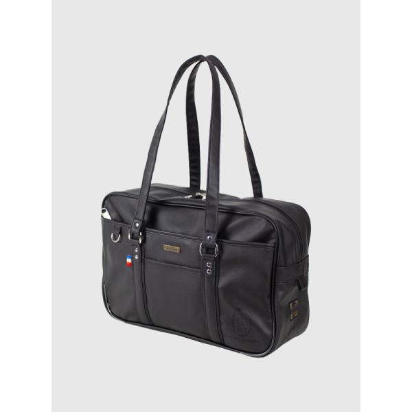 chocolat sucr School Synthetic Leather bagショコラシュクレ スクール 合皮バッグカバン正面にはカメオロゴの型押しとアンティーク調ロゴエンブレム。裏地はブラウンベースにチョコレート菓子の包装紙をイメー...