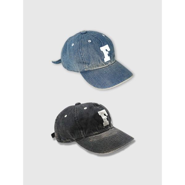 FULLCOUNT 6Panel Denim Baseball Cap 'F' Patch Vintage Washフルカウント 6パネル デニム ベースボールキャップ Fパッチ Vintage Wash【FULLCOUNT(フルカウント)...