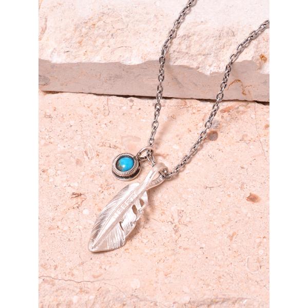 NORTH WORKS MINI FEATHER Necklaceノースワークス ミニ フェザー ネックレス【NORTH WORKS(ノースワークス)】NORTH WORKSは素材の美しさ、ベーシックなデザインを基本として変わらない価値を持...