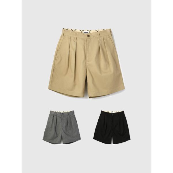 Schott DOUBLE PLEATED T/C SHORTSショット ダブルプリーツ T/C ショーツ【Schott(ショット)】Schottの名を世界に知らしめたのが50年代に発表された星型のスタッズをエポレットに配した伝説のモデル”...