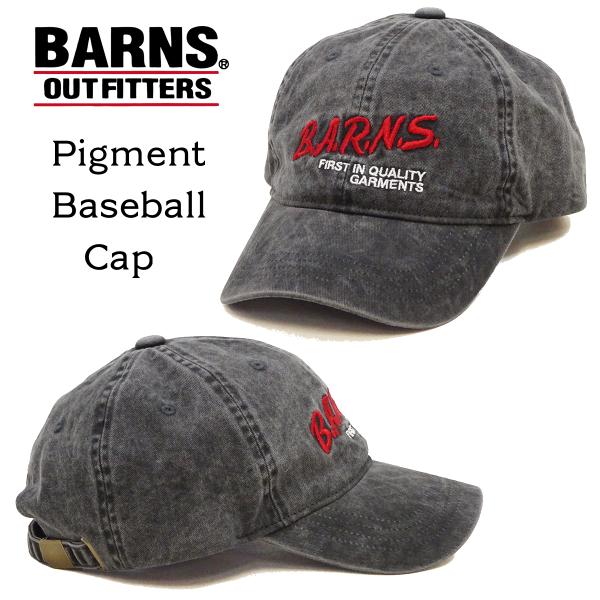 バーンズアウトフィッターズ キャップ B.A.R.N.S. ピグメント加工 ロゴ刺繍 ベースボールキャップ 帽子 BR-26155 新品■Barns Outfitters(バーンズアウトフィッターズ)のベースボールキャップです。深さはスタン...