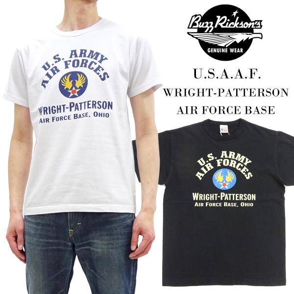 バズリクソンズ ミリタリー Tシャツ BUZZ RICKSON'S U.S.A.A.F. ライトパターソン エアベース 半袖Tシャツ BR79701 新品●サイズ表記は最後の画像に掲載しておりますバズリクソンズのミリタリーTシャツ。作品名は...