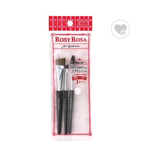 眉毛の流れを整え、理想の眉を描くミニサイズブラシ3本セット理想の眉へ。大小のアイブロウブラシ・スクリューブラシ3本セット【アイブロウブラシ大・スマッジタイプ】眉全体のぼかしや、ナチュラル眉におすすめ。【アイブロウブラシ小・斜め平筆タイプ】全...