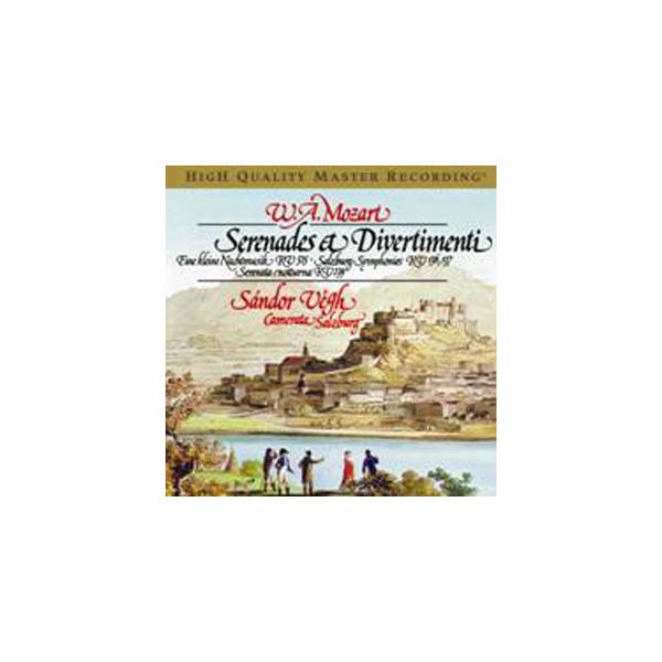 SideAアイネ・クライネ・ナハトムジークより01 アレグロ02 ロマンツェ03 メヌエット04 ロンドディヴェルティメント変ロ長調 ザルツブルク・シンフォニーより05 アンダンテ06 アレグロ・ディ・モルトSideBディヴェルティメント変...