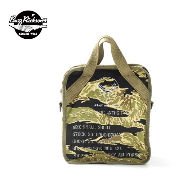 BUZZ RICKSON'S バズリクソンズ バッグ  “SUIT-PNEUMATIC ANTI-G, TYPE G-3A TIGER CAMOUFLAGE BAG”  BR02878
